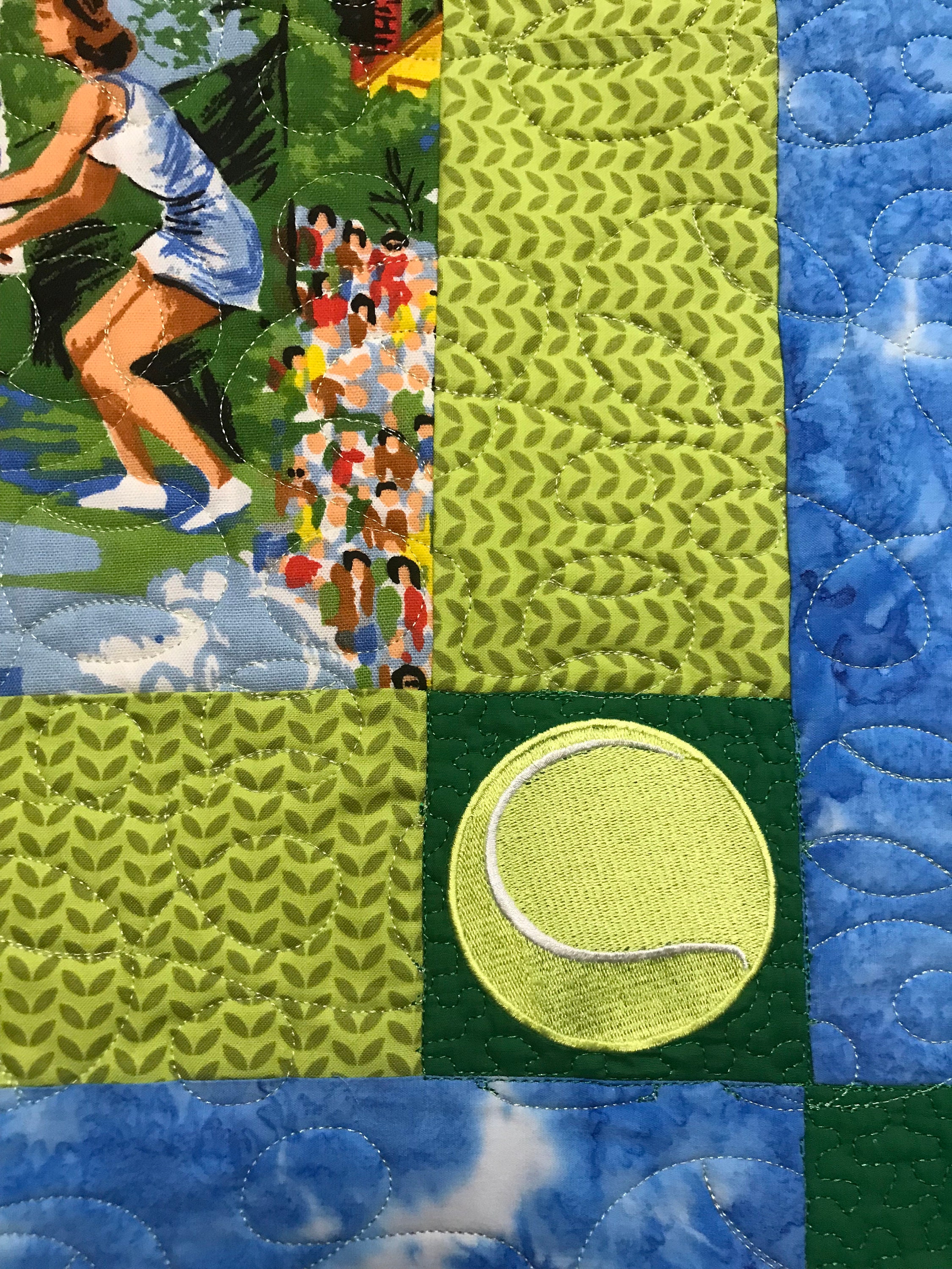 Tennis Youth or Twin Quilt for Teens or Adults/54x80 in | Etsy