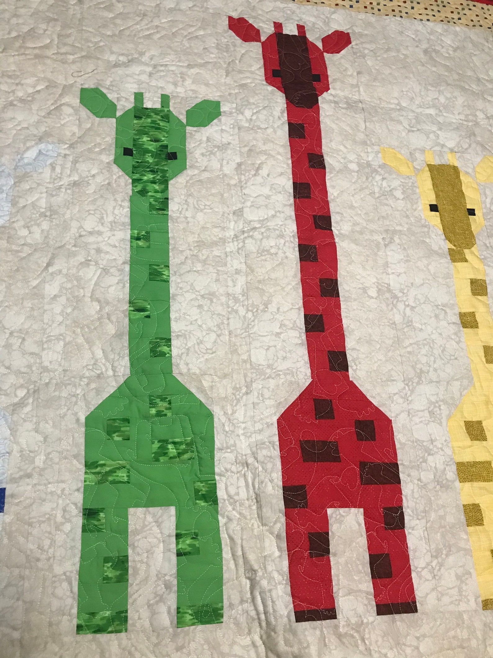 Giraffe Baby Quilt/toddler Animals Crib Quilt/ Newborn Baby - Etsy
