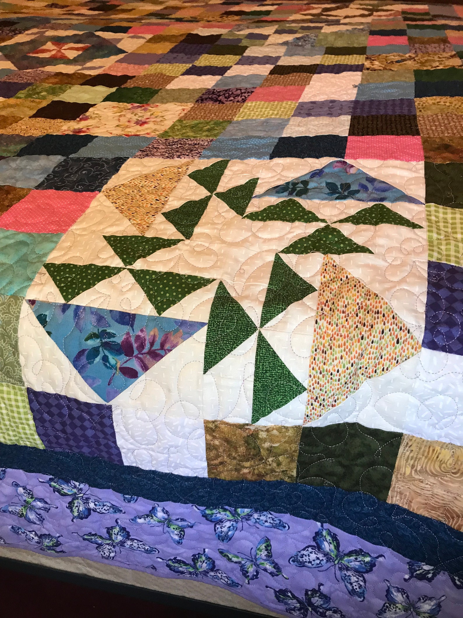 Spring Quilts/king Size Quilts/queen Size Spring Patchwork/colorful ...