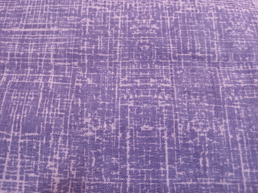 Multi Shade Purple With Weave Pattern, Fabric by the Yard, 100% Quilter's Cotton, Purple Fabrics ...