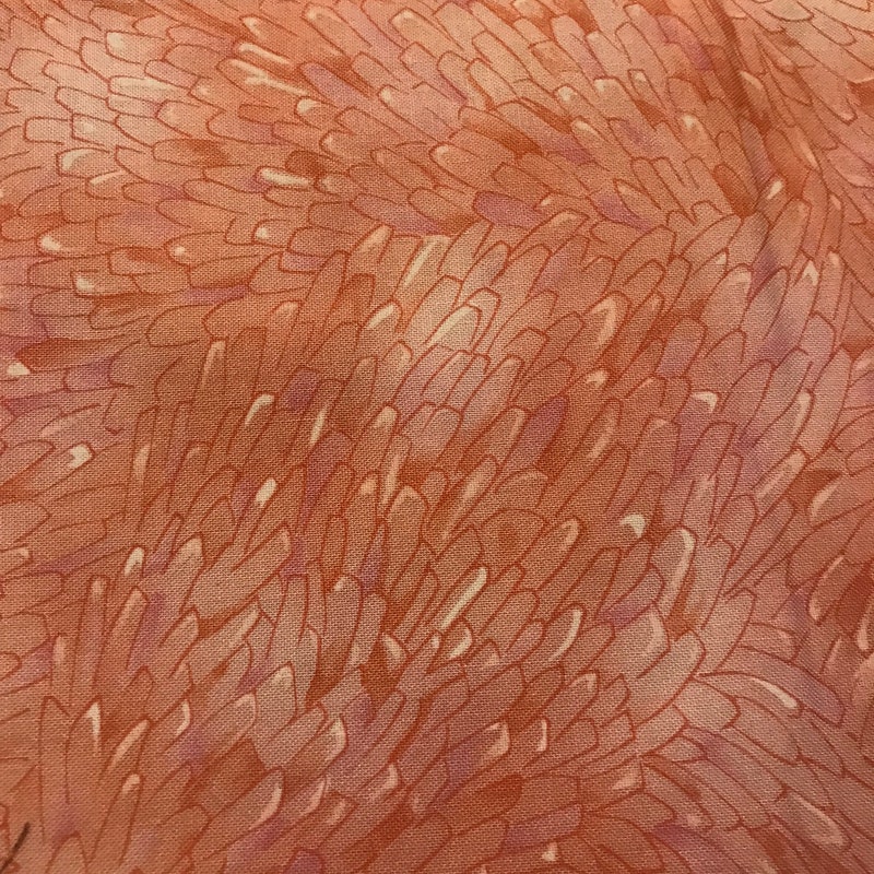 Coral Fabric by the Yard - Etsy