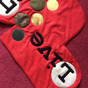 Red Live, Laugh, Love Hearts Table Runner/wedding Gift/love Runner ...