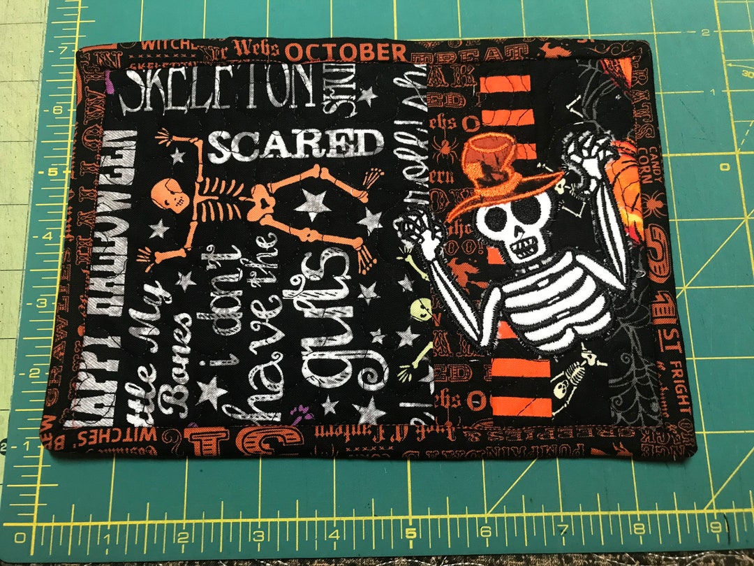 Embroidered Halloween Mug Rugs From Choice of 1- 12 for Group Rates,mug ...