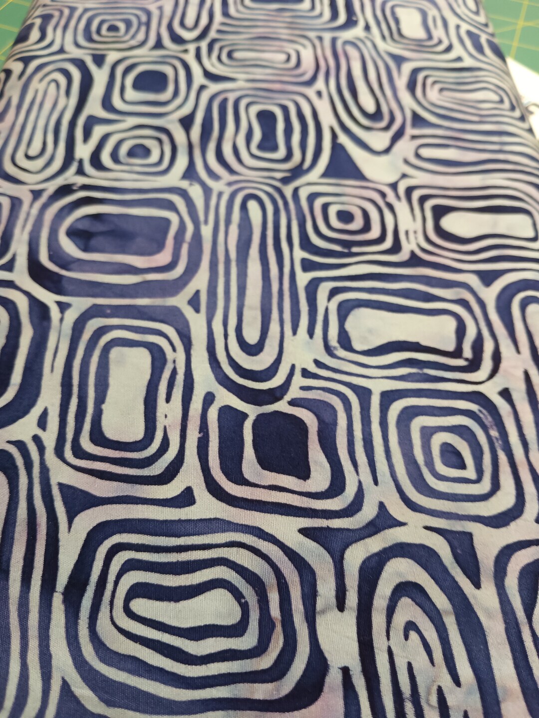 Dark and Light Blue Batik Multishade Fabric by the Yard,blue Batik ...