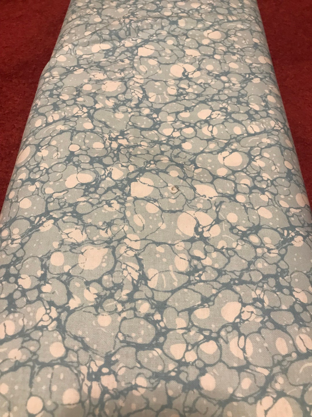 Pastel Turquoise Fabric With Bubbles Print Design,fabric by the Yard ...