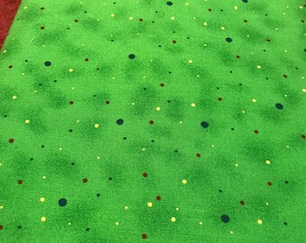 Lime Polka Dot Fabric - Etsy