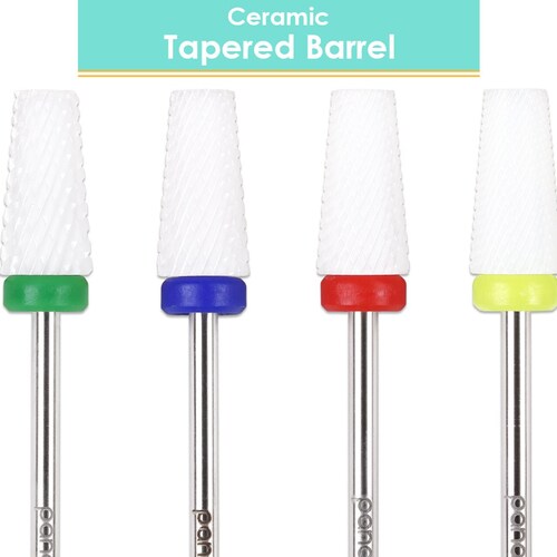 PANA Flame Cone Shaped Ceramic Nail Drill Bit Extra Fine | Etsy