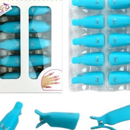 Pana Red Reusable Soak off Nail Polish Remover Clips for - Etsy