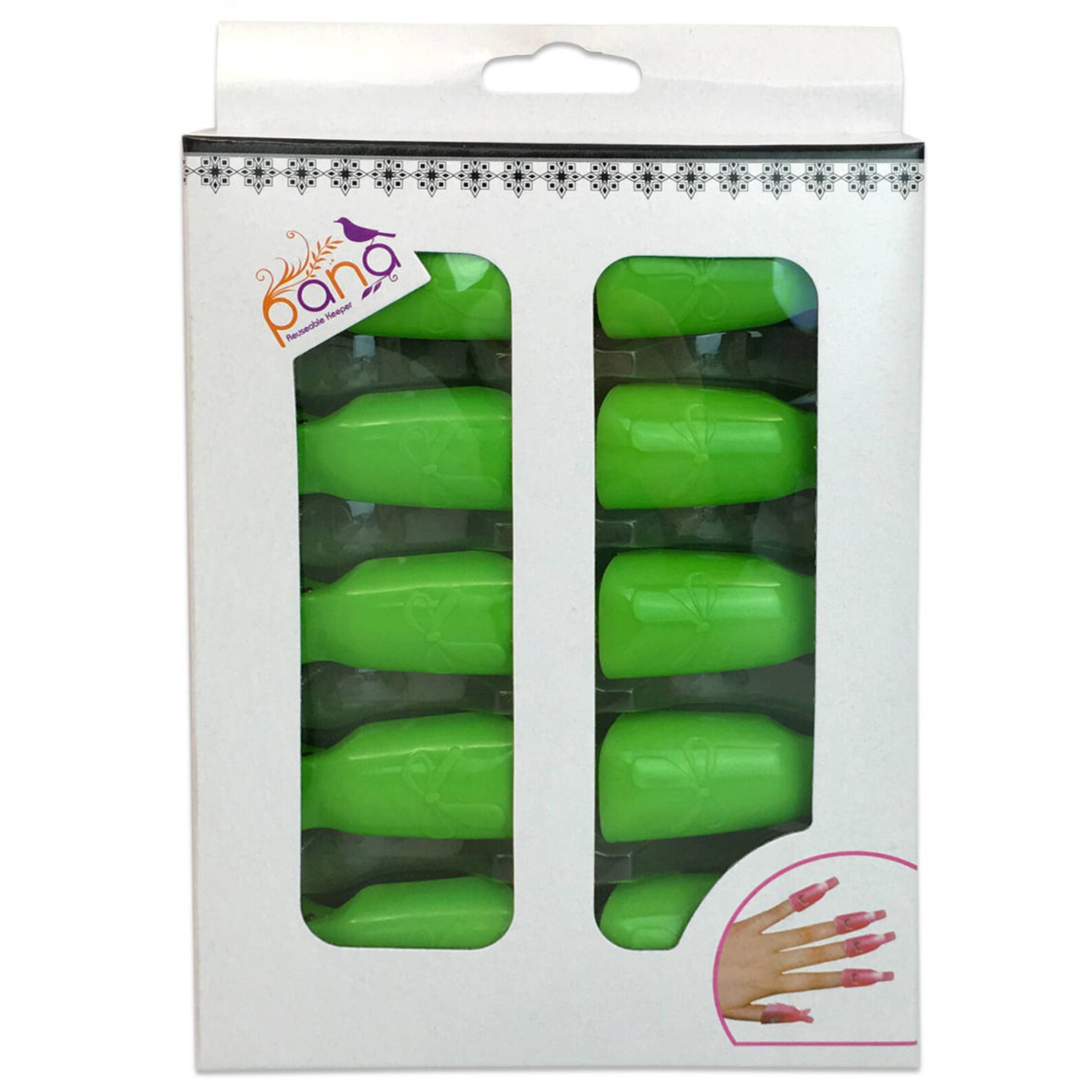 Pana Green Reusable Soak off Nail Polish Remover Clips Bow | Etsy