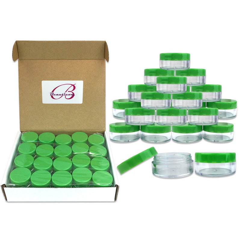 10 Gram/ml Plastic Small Sample Container Jars for Cosmetic - Etsy