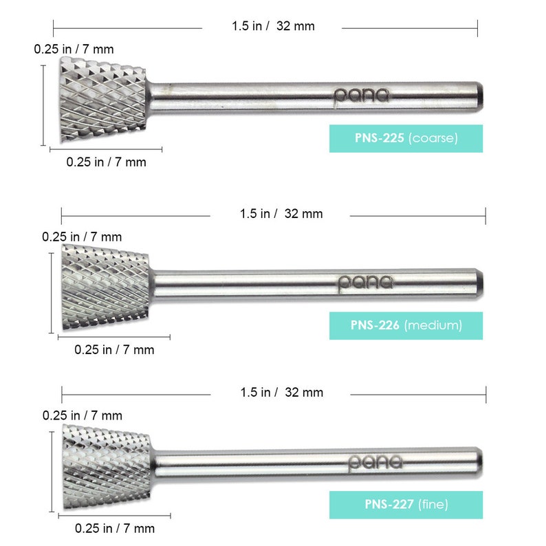 PANA 4 Week Inverted Backfill Carbide Nail Drill Bit Fine - Etsy