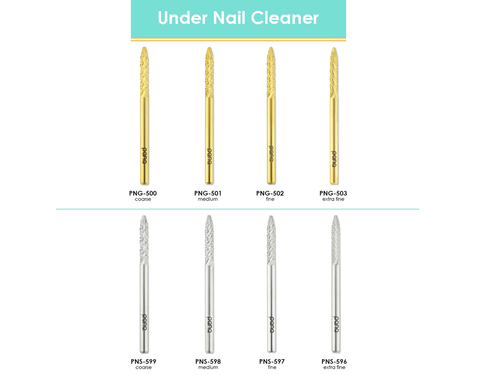 PANA Under Nail Cleaner Carbide Nail Drill Bit Extra Fine | Etsy