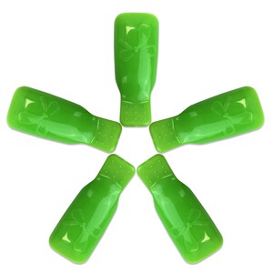 Pana Green Reusable Soak off Nail Polish Remover Clips Bow - Etsy