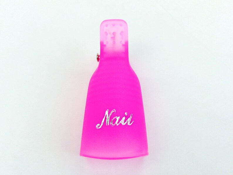 Beauticom Red Reusable Soak off Nail Polish Remover Clips - Etsy