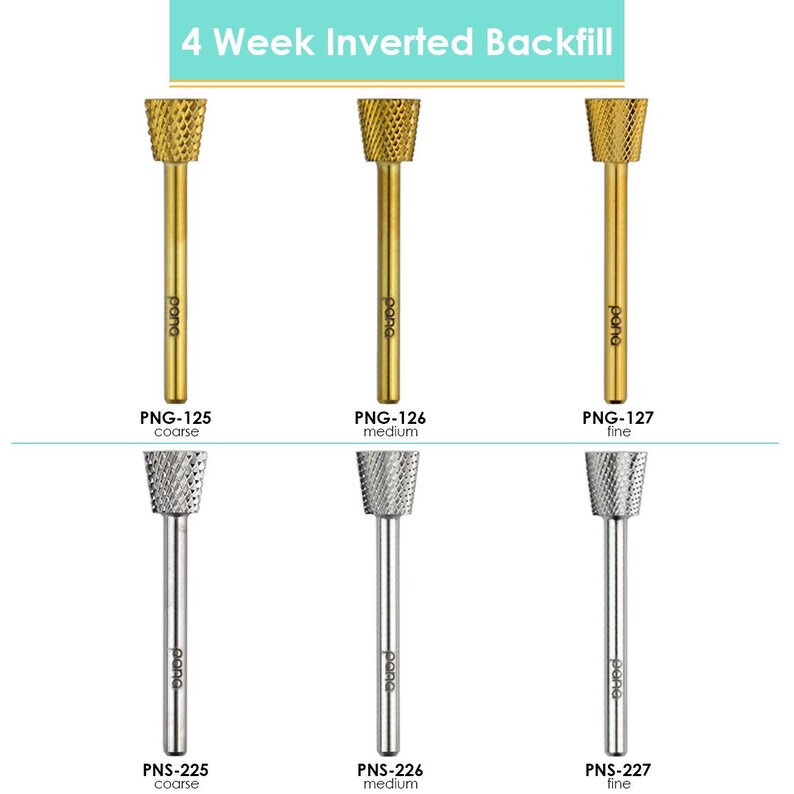 PANA 4 Week Inverted Backfill Carbide Nail Drill Bit Fine - Etsy