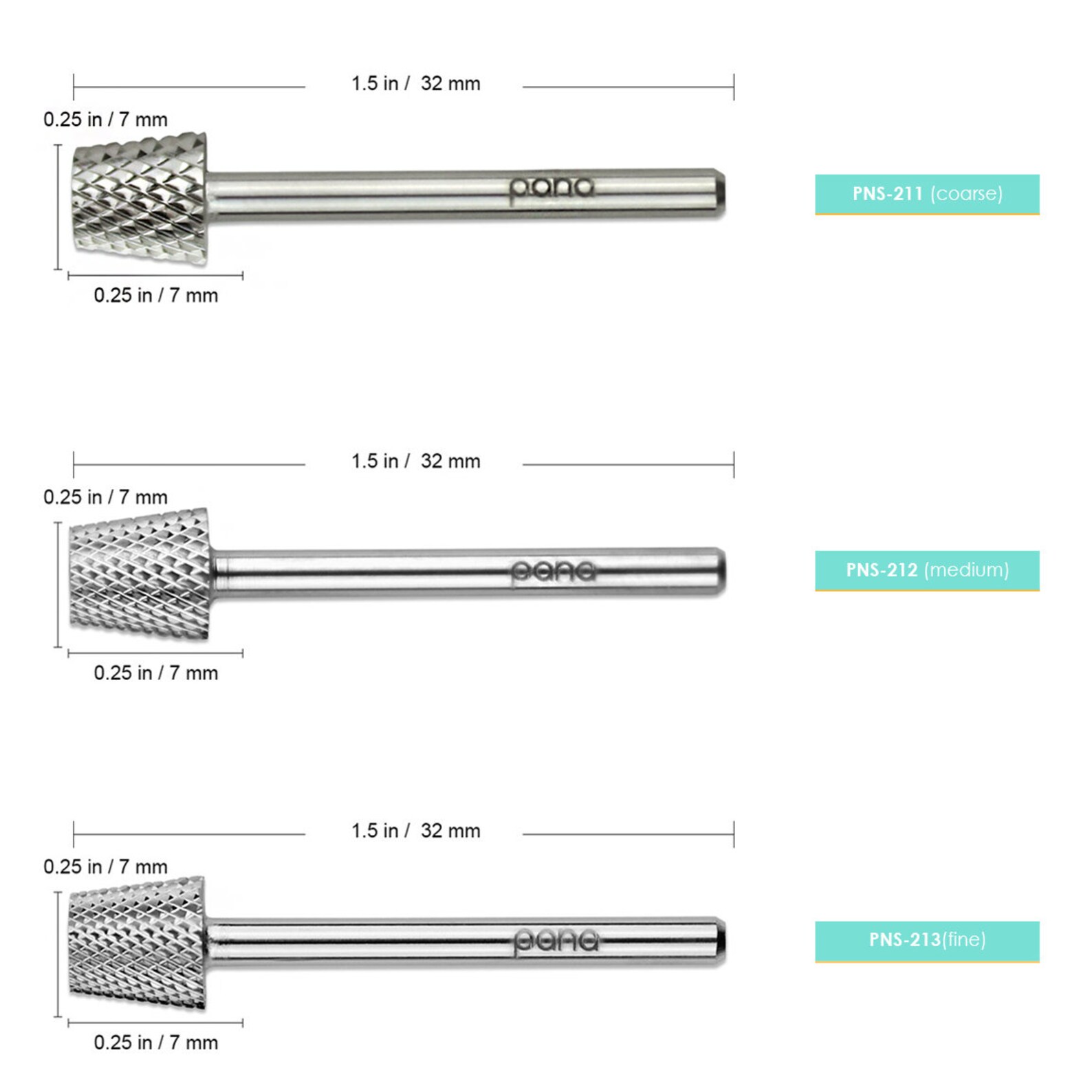 Pana 3/32 4 Week Tapered Backfill Carbide Nail Drill Bit - Etsy