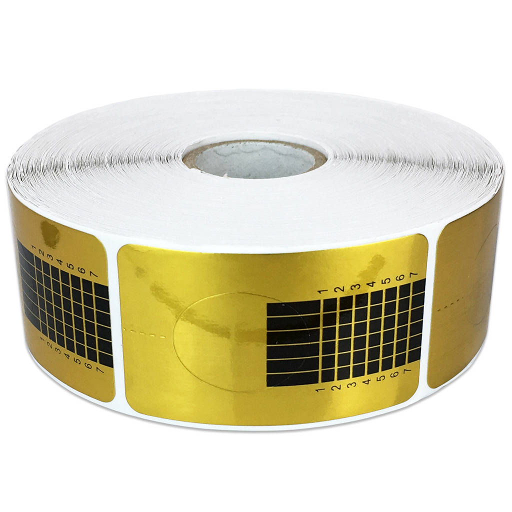 Professional Square Size Nail Form Sticker Guide for Creating | Etsy