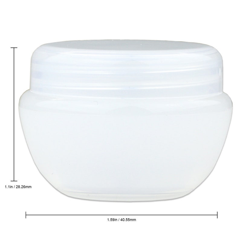 10 Gram 10 Ml Round Oval Plastic Container Jars With Inner - Etsy