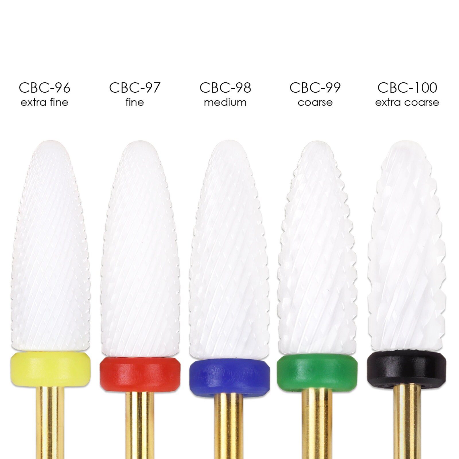 PANA Flame Cone Shaped Ceramic Nail Drill Bit Extra Fine - Etsy