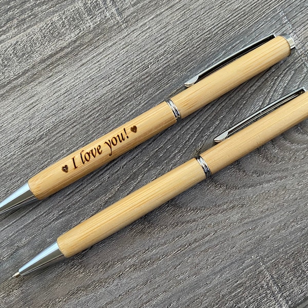 Engraved Bamboo - Etsy