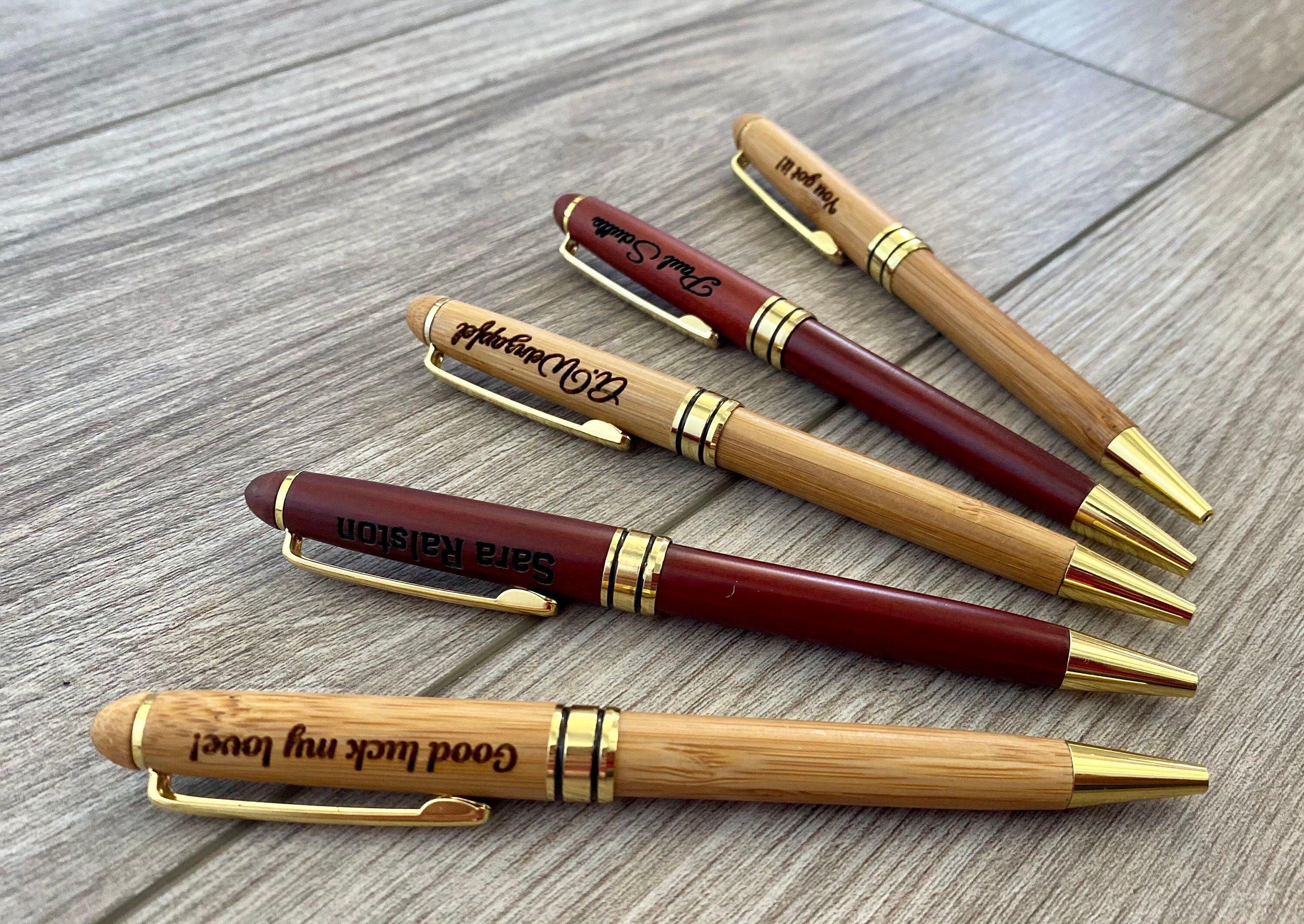 Personalized Pen Case Graduation Gift Rosewood Pen Box Natural - Etsy