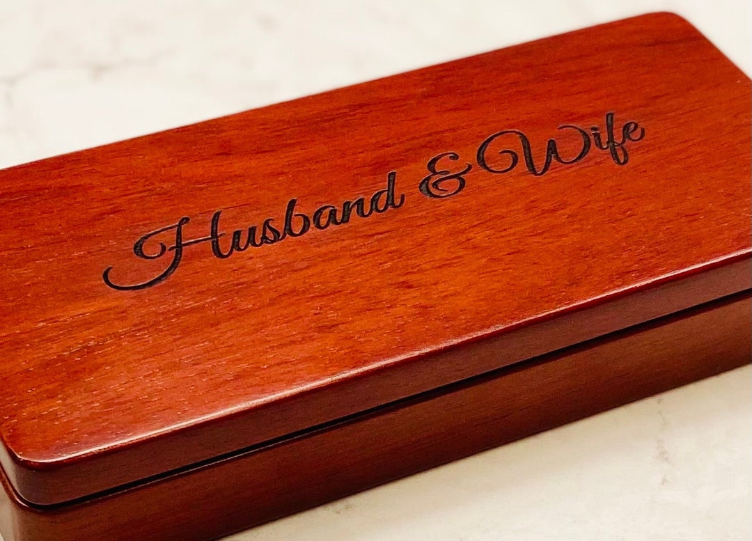 Engraved Pen Box Set Monogramed Pen Case Rosewood Pen Maple Pen ...