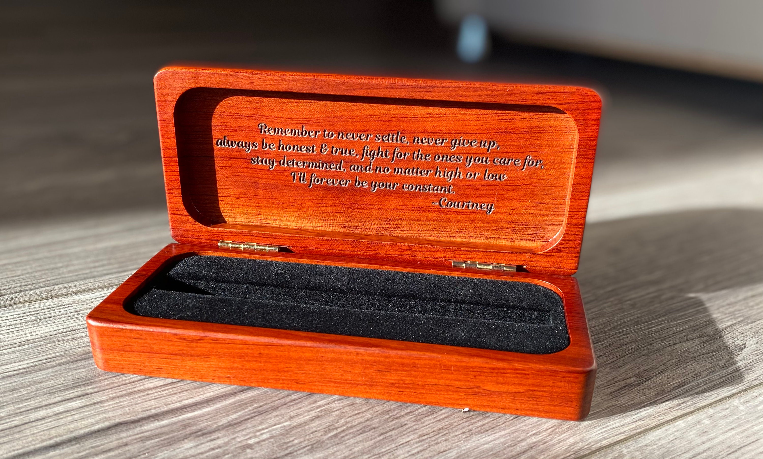 Engraved Picture Engraved Pen Set Monogramed Pen Case Pen Box - Etsy