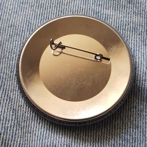 KISS ERIC CARR the Fox Badge Button Set 57mm 2 1/4" Pin Pinback Frehley ...