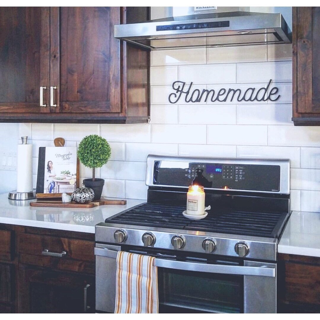 Homemade Word Cut Out Wall Art Kitchen/ Bakery Decor - Etsy