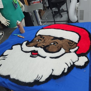 Santa Rug Tufted. 4ft X 4.5ft - Etsy