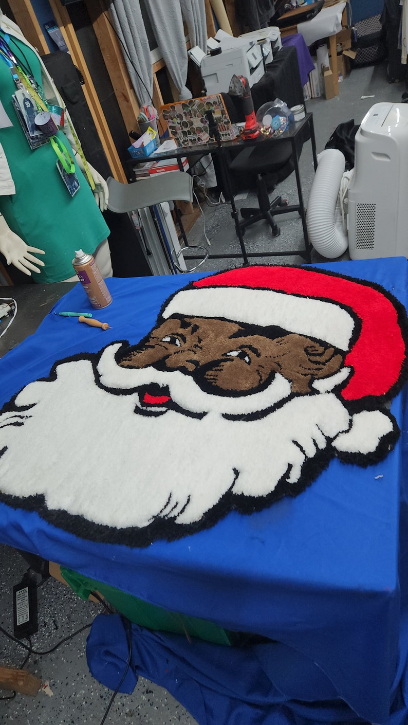 Santa Rug Tufted. 4ft X 4.5ft - Etsy