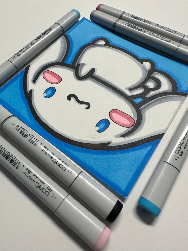 Cinnamoroll 6x6 Drawing - Etsy