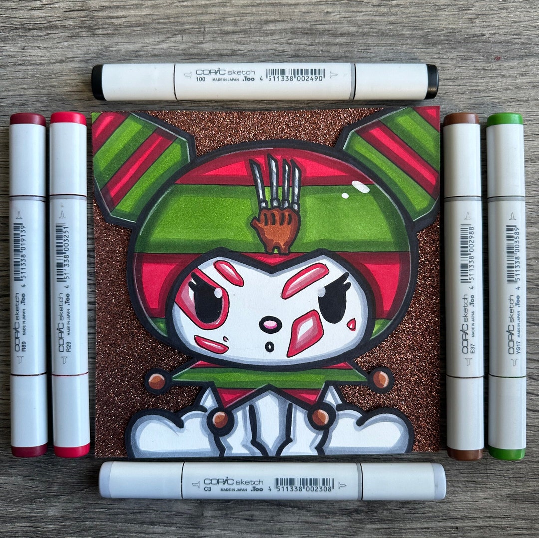 EXCLUSIVE Kuromi Krueger 6x6 Drawing - Etsy