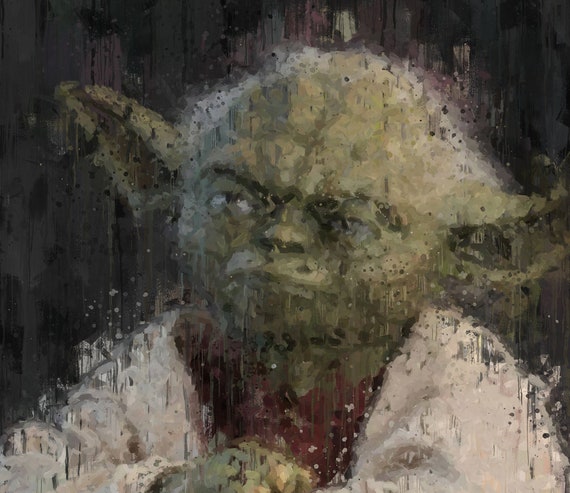 Anakin Skywalker The Force Art Jedi Artwork High Quality Impressionist ...