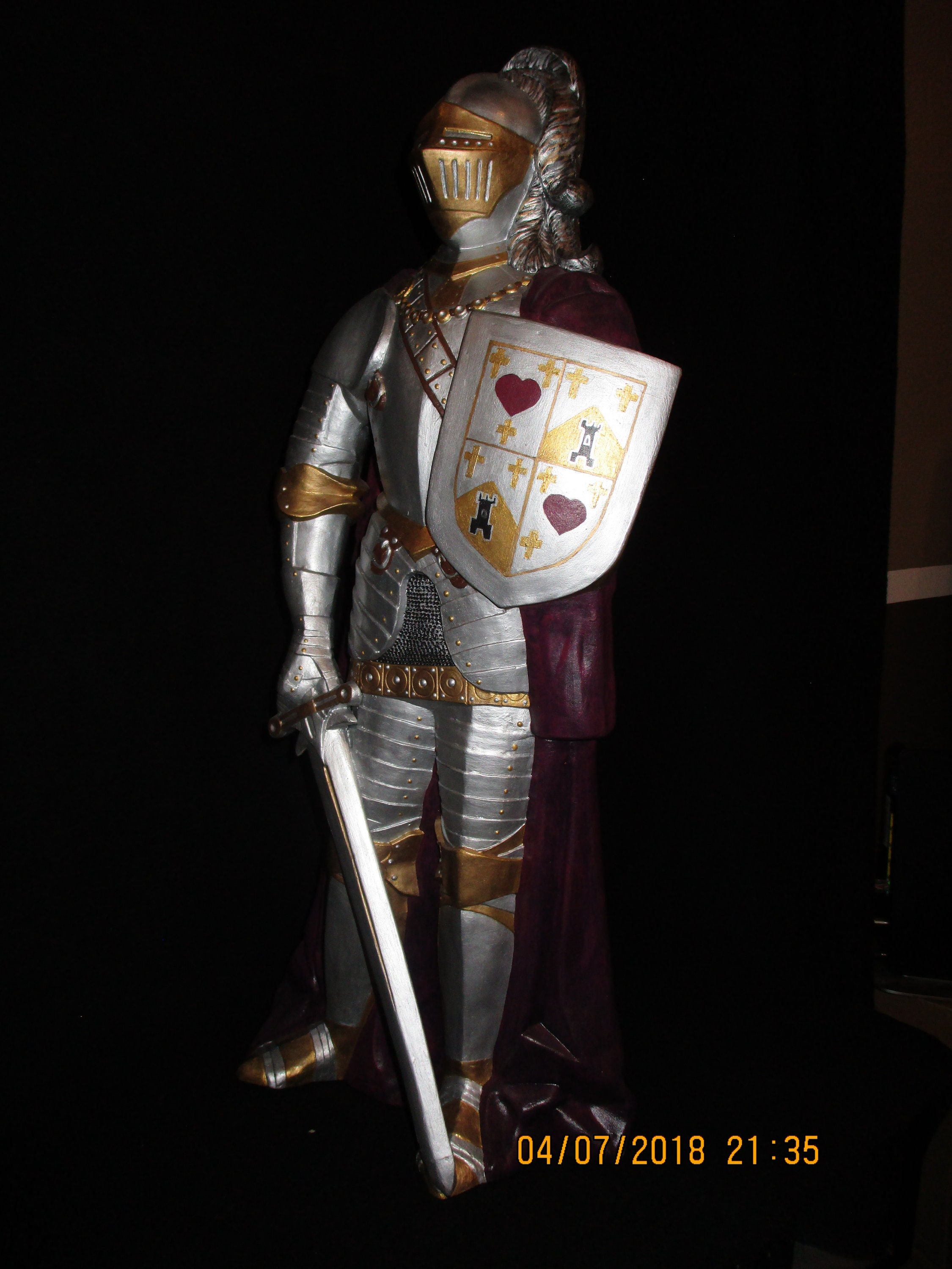 Large Ceramic Knight - Etsy