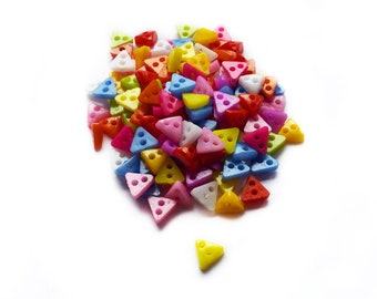 Triangle Buttons - Etsy