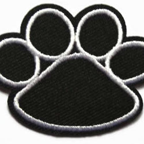 Paw Print Patches Animal Patch Iron on Patch Dog Patch - Etsy
