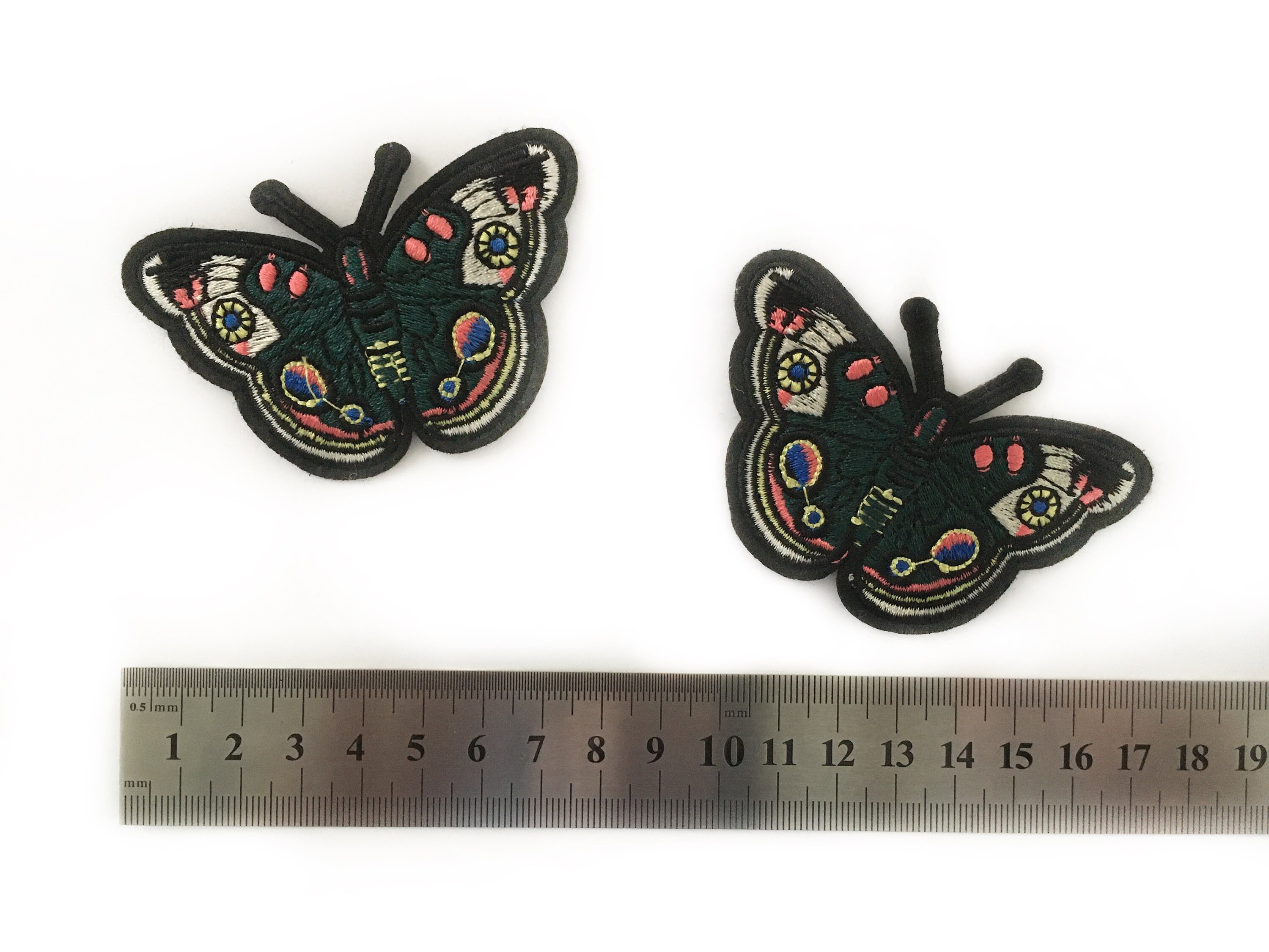 Butterfly Patches Butterflies Patch Iron on Colorful Patch - Etsy
