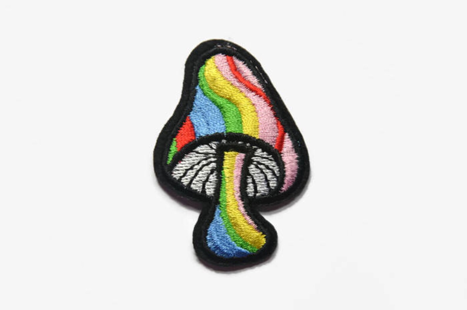 Mushroom Patch Hippy Hippie Patches Rainbow Magic Mushroom Etsy