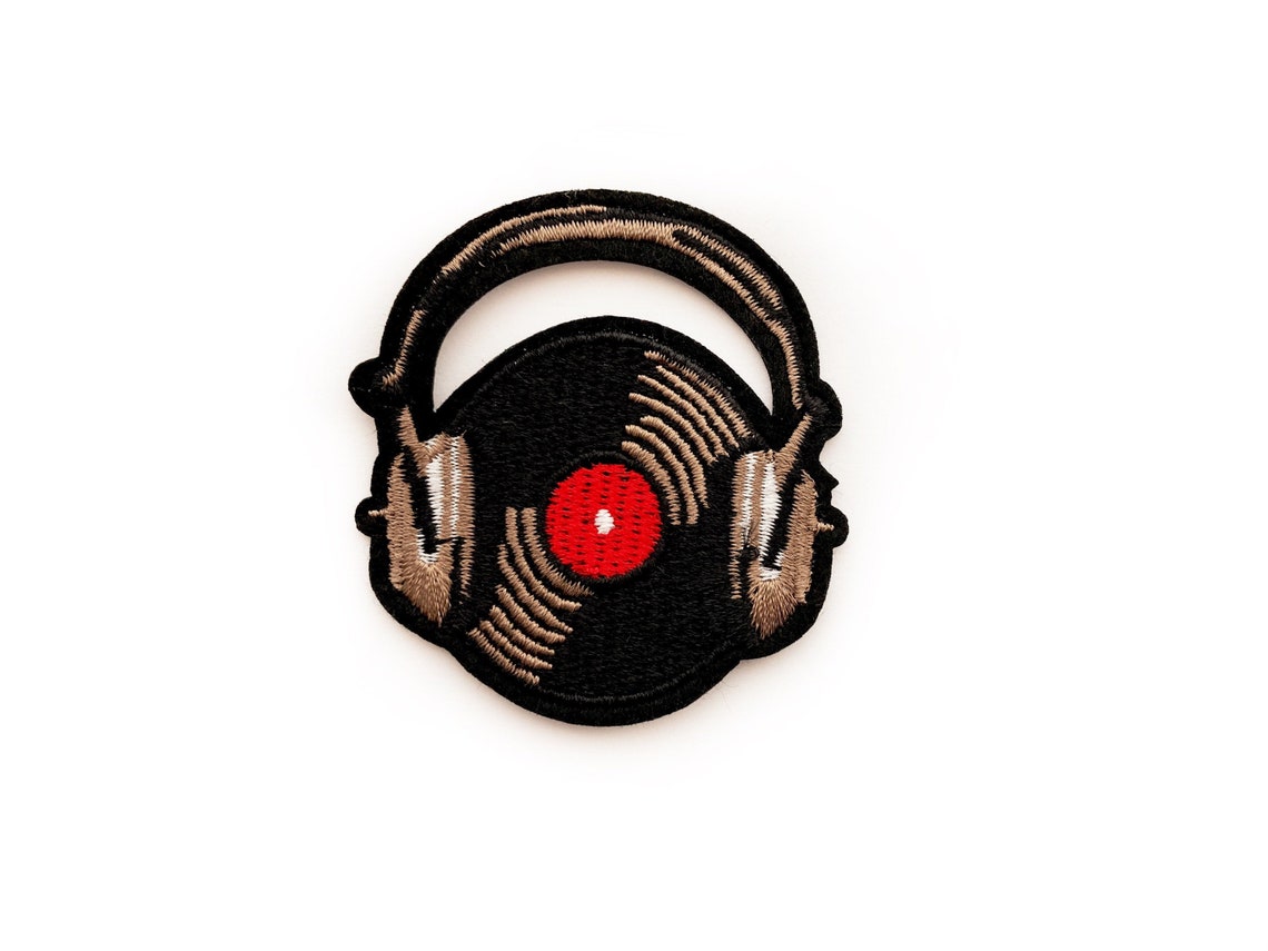 Music Patches Iron on Patch DJ Music Lover Gift Vinyl | Etsy