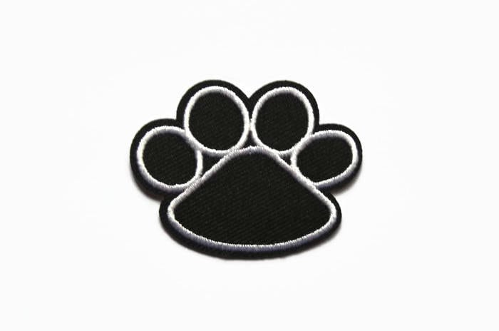 Paw Print Patches Animal Patch Iron on Patch Dog Patch - Etsy