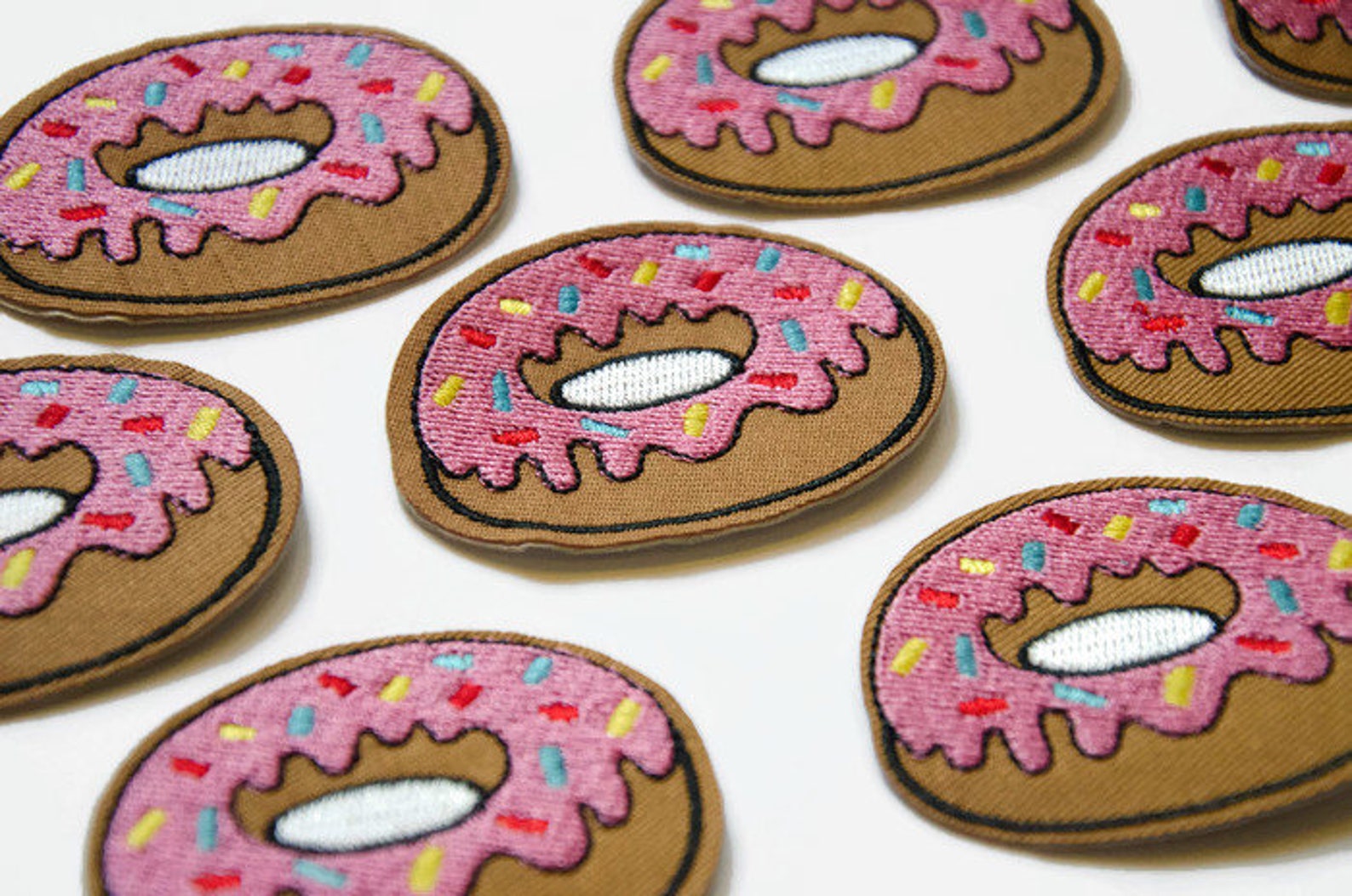 Donut Patch 1 or 3 Doughnut Patches Cute Food Patches Sweet | Etsy