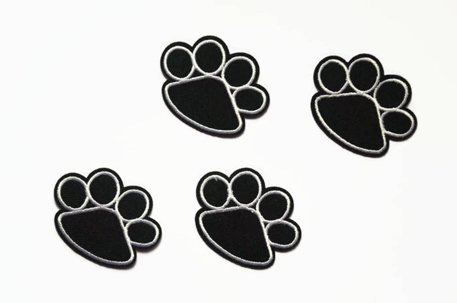 Paw Print Patches - Animal Patch Iron on Patch - Dog Patch - Cat Patch ...