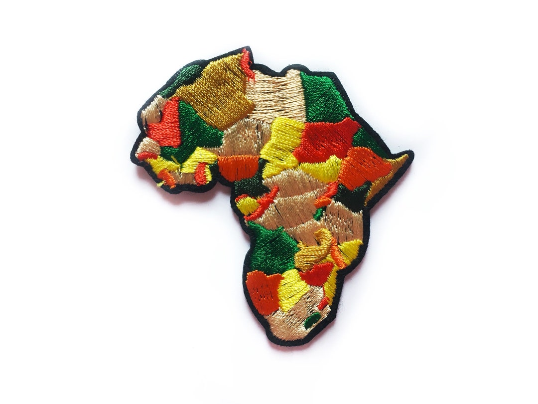 Africa Patch DIY Iron on Patches Badge African Patches Embroidered ...