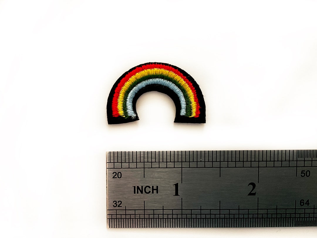 Little Rainbow Patch Rainbow Badges Small Embroidery Patch - Etsy