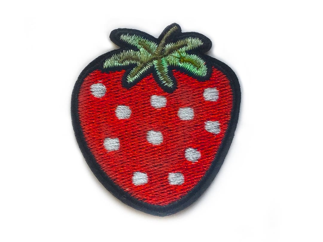Strawberry Patch - Food Patches - Strawberries Patch - Iron on Patches ...