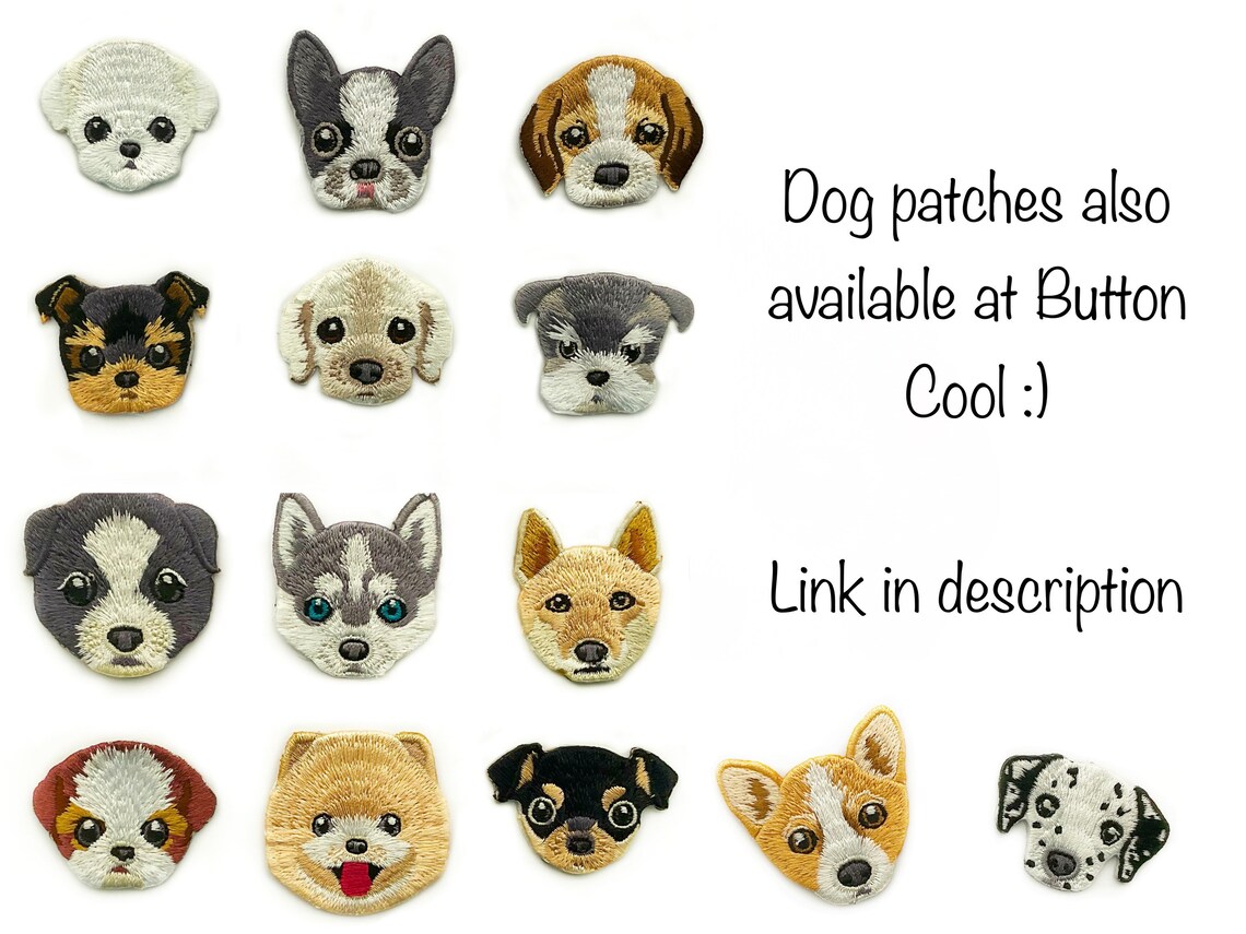 Paw Print Patches Animal Patch Iron on Patch Dog Patch | Etsy UK