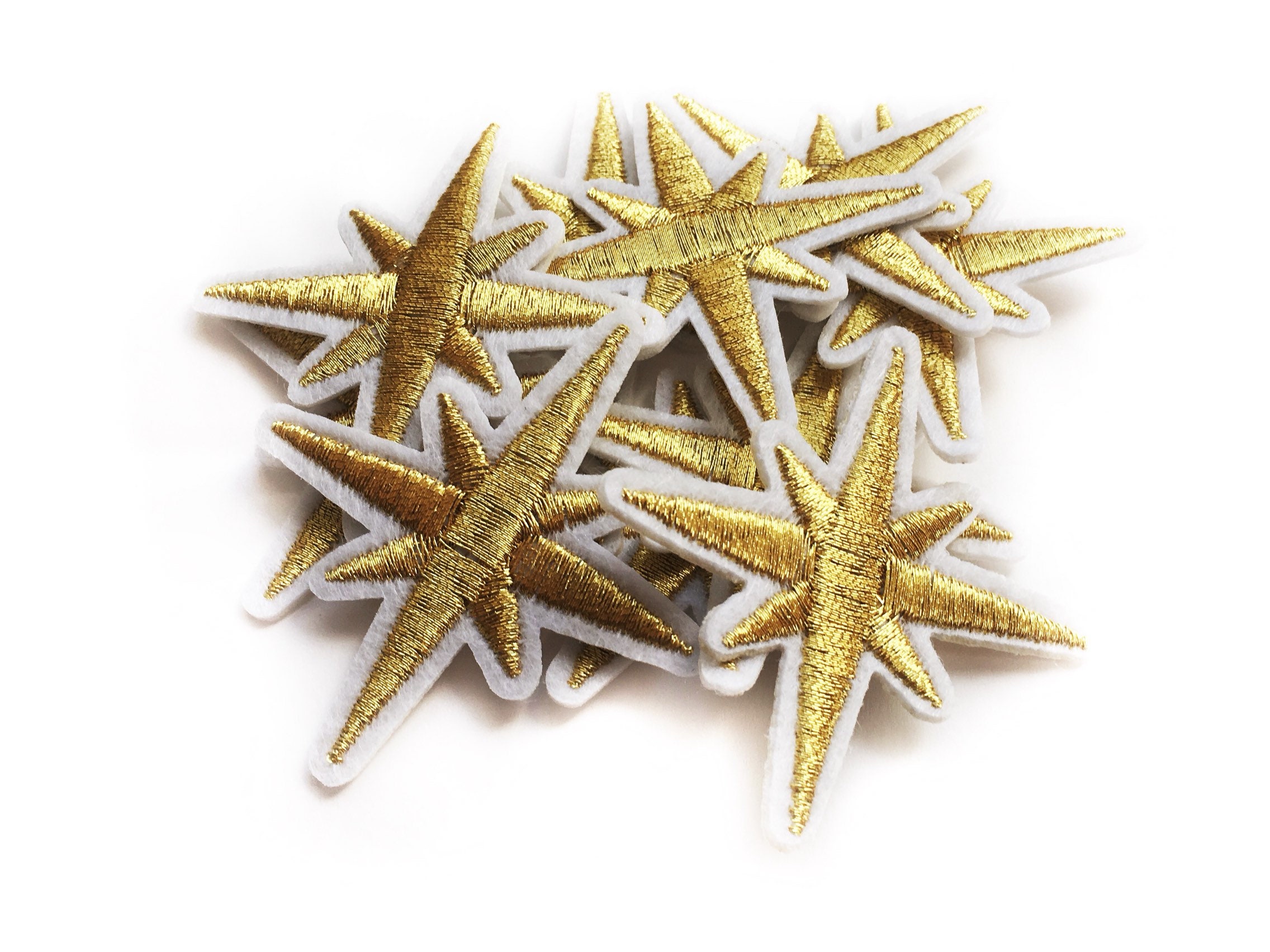 1 Small Gold Stars Gold Star Patches Patch Star Patches | Etsy