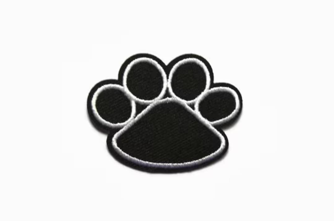 Paw Print Patches - Animal Patch Iron on Patch - Dog Patch - Cat Patch ...