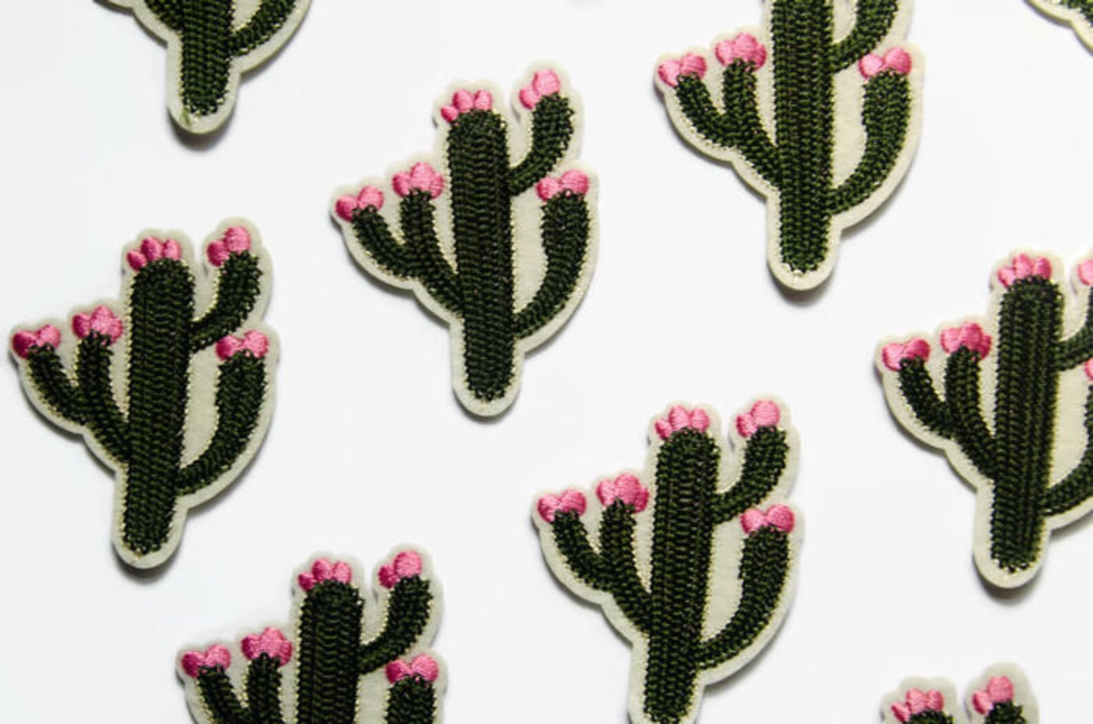 1 Cactus Patch Cacti Applique Cactus Iron on Patch Desert - Etsy